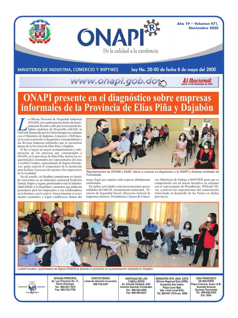 ONAPI Internet 19-11-20 | PDF | Publicidad | Economias