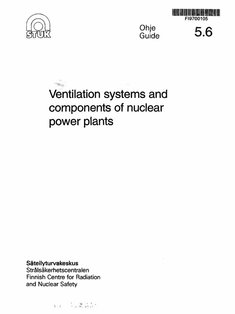 Ventilation System Nuclear Power Plant | PDF | Ventilation ...
