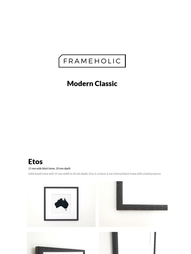 Frameholic Catalogue | PDF | Wood | Vision