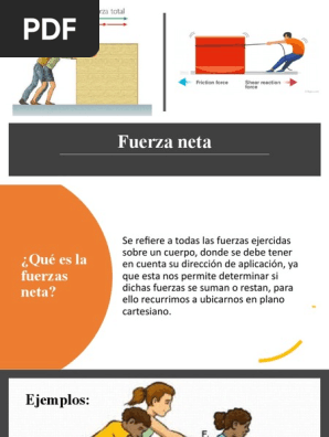Hoja De Trabajo De Fuerza Neta Con Respuestas