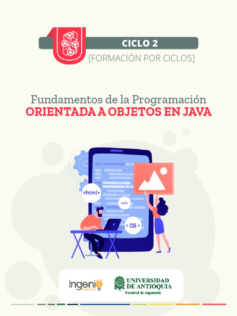 Fundamentos De La Programación Orientada A Objetos En Java Pdf Objeto Informática