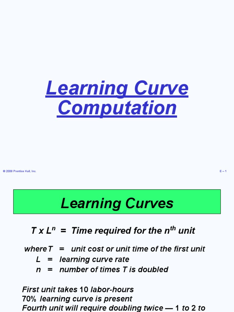 Chapter 7S Learning Curve - Mar 18.pptljb | PDF | Economies | Oil Tanker Chapter 7S Learning Curve - Mar 18.pptljb | PDF | Economies | Oil Tanker