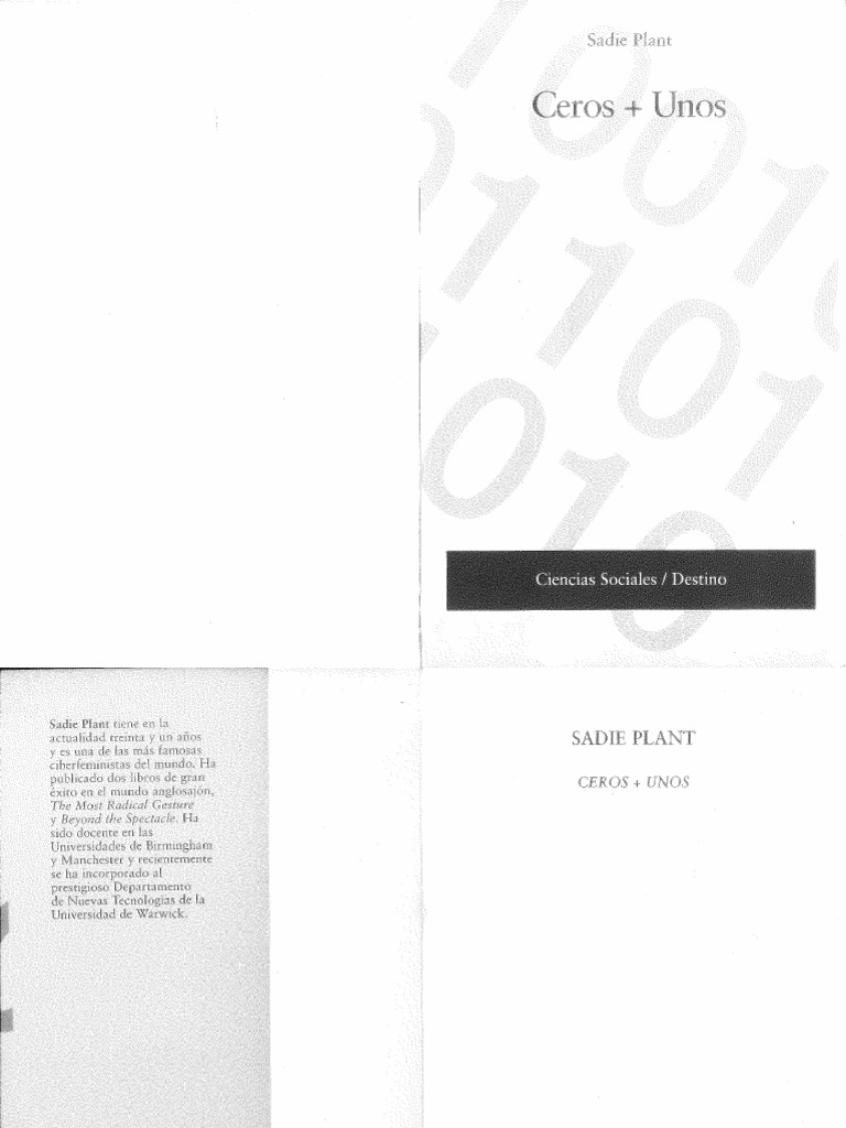 Sadie Plant - Ceros y Unos | PDF