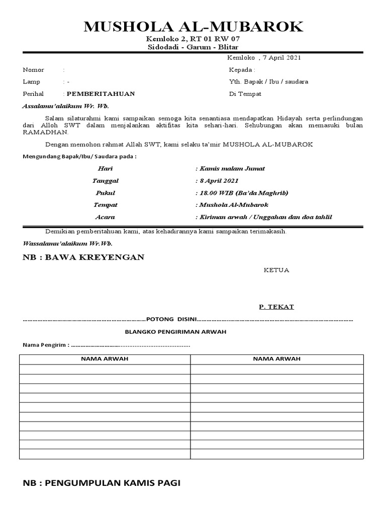 Kirim Arwah | PDF