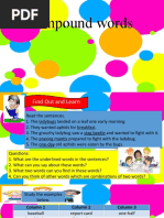 Rainbow Compound Words Activity | PDF | Language Arts & Discipline