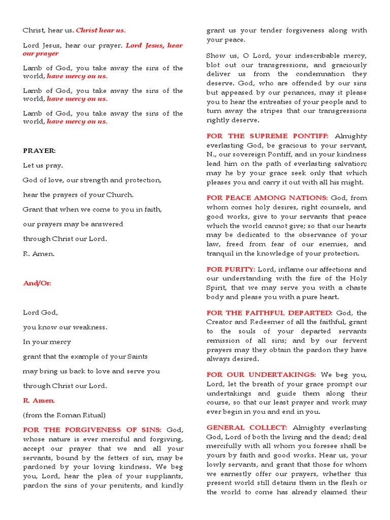 Half Sample | PDF | Mercy | Penance