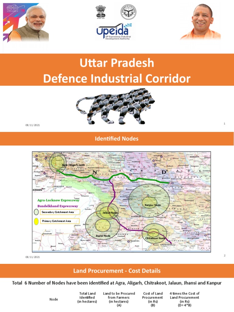 UPEIDA Uttar Pradesh Defence Industrial Corridor by Shri Ravindra ...