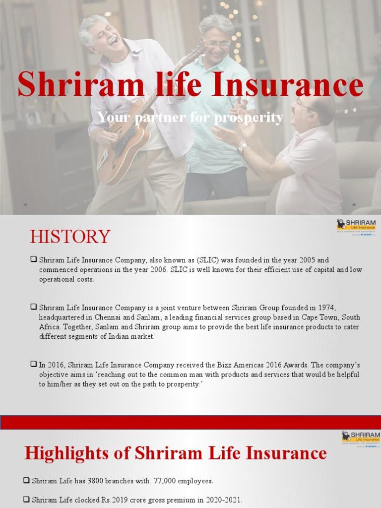 Shriram Life Insurance: Your Partner For Prosperity | Download Free PDF | Insurance | Life Insurance