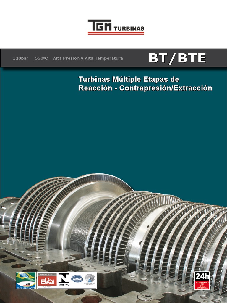 Turbinas TGM: Alta Eficiencia y Flexibilidad | PDF | Conversión de ...