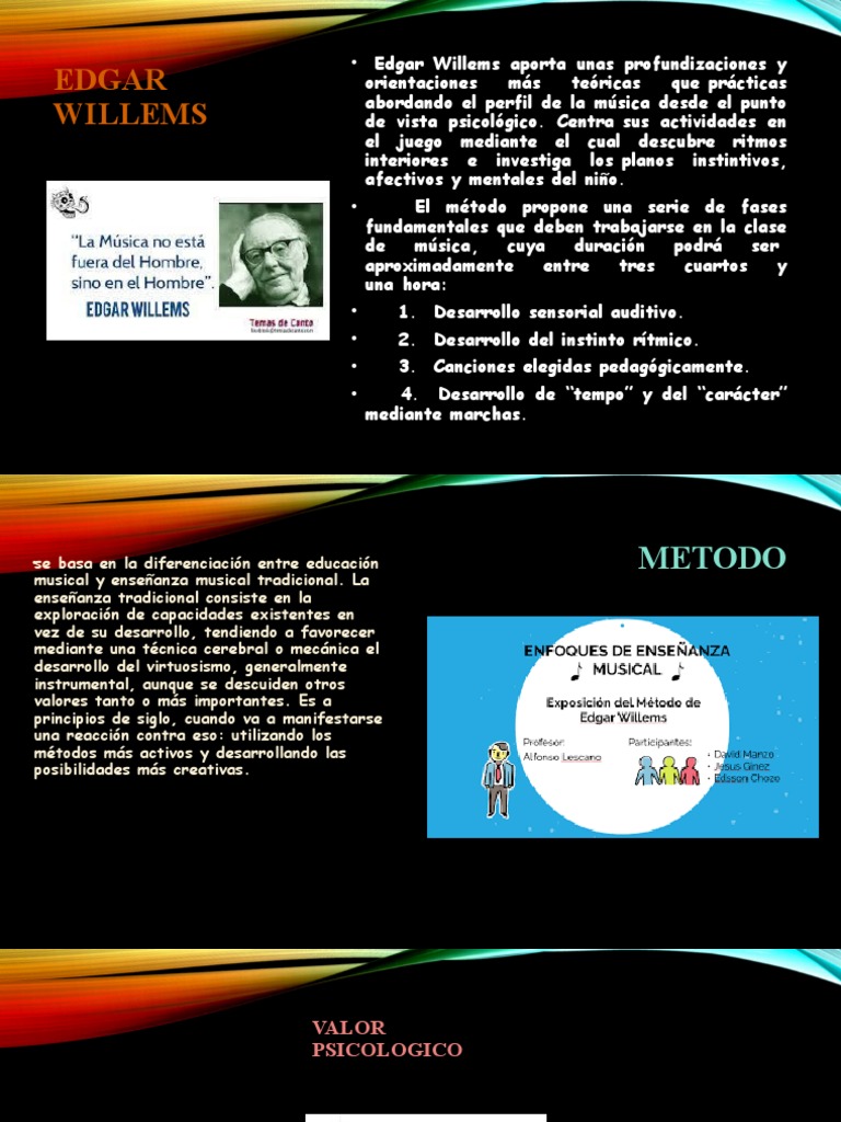 Edgar Willems | PDF | Sicología | Ritmo