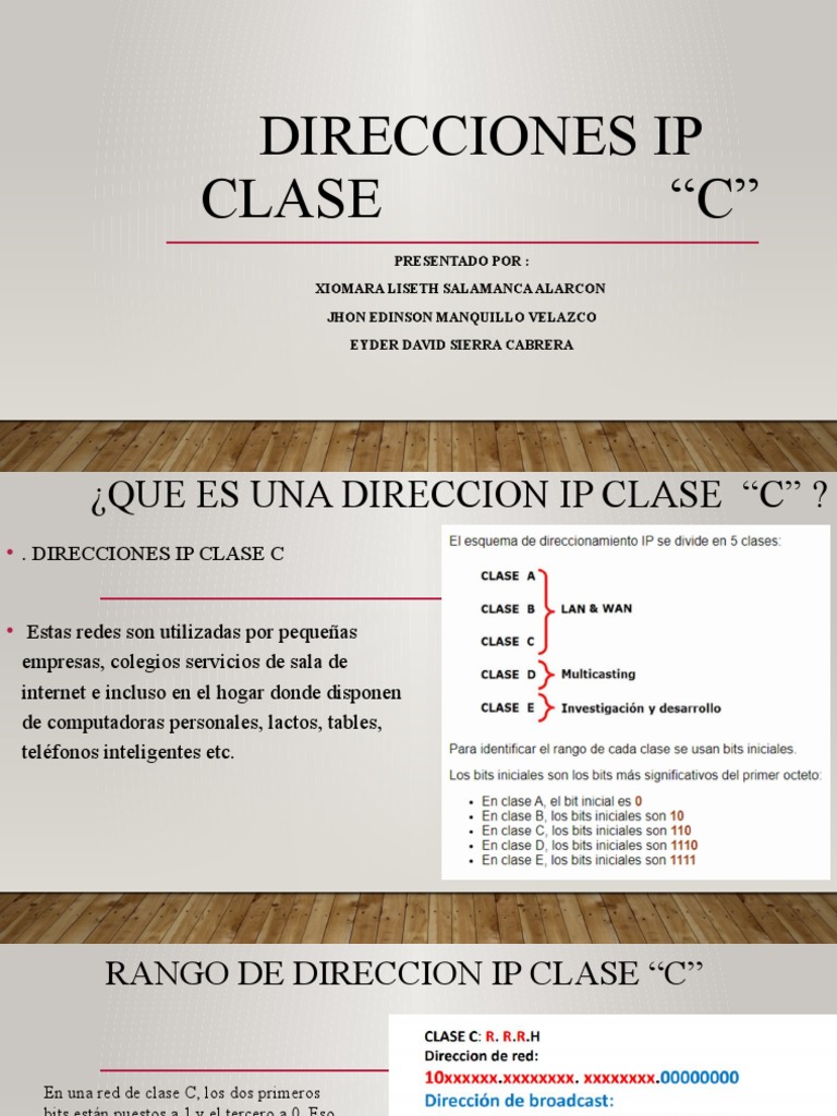 Direcciones Ip Clase C | PDF | Tecnología