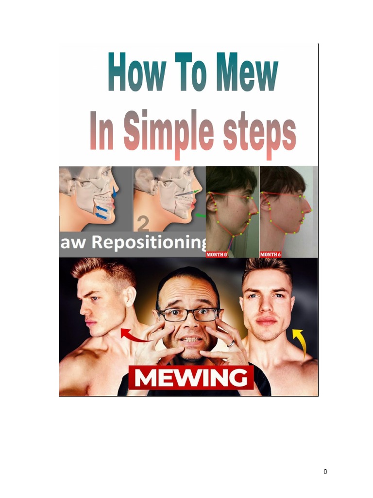 How To Mew in Simple Steps-1 | PDF | Human Head And Neck | Face