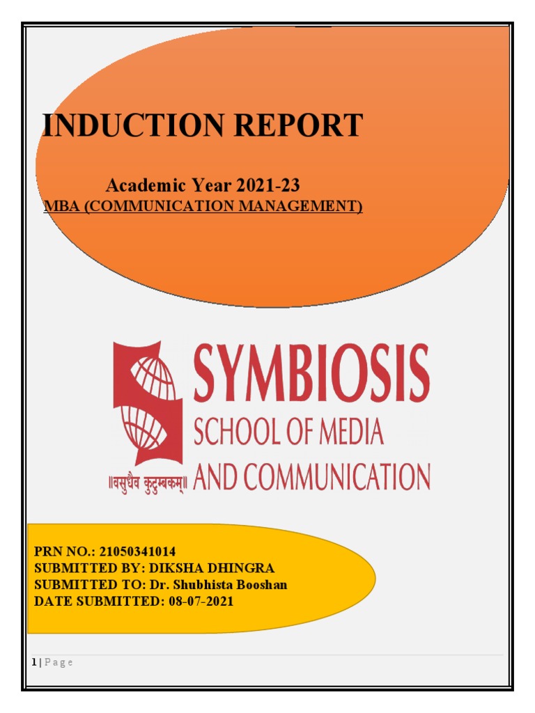 Induction Report | PDF | Marketing | Digital Marketing