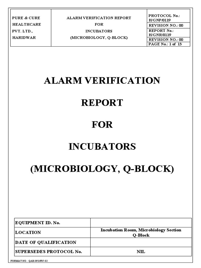 ALARM Report | PDF