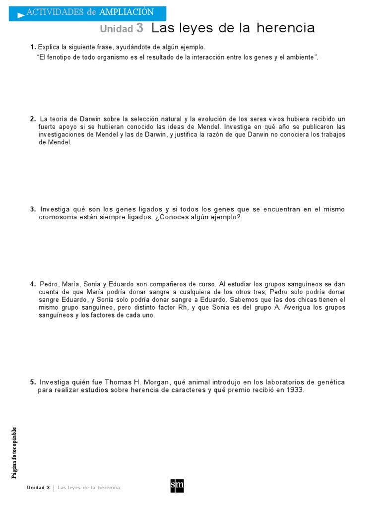 4esobgc2 Am Esu3 | PDF | Biología | Genética