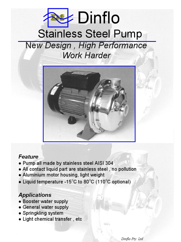 Dinflo DFCS | PDF | Pump | Chemical Engineering