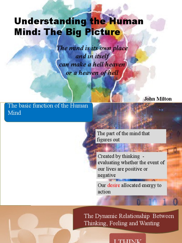 Understanding The Human Mind: The Big Picture | PDF | Mind | Critical ...