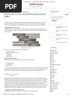 Uster Classimat Fault Chart | PDF | Knitting | Yarn