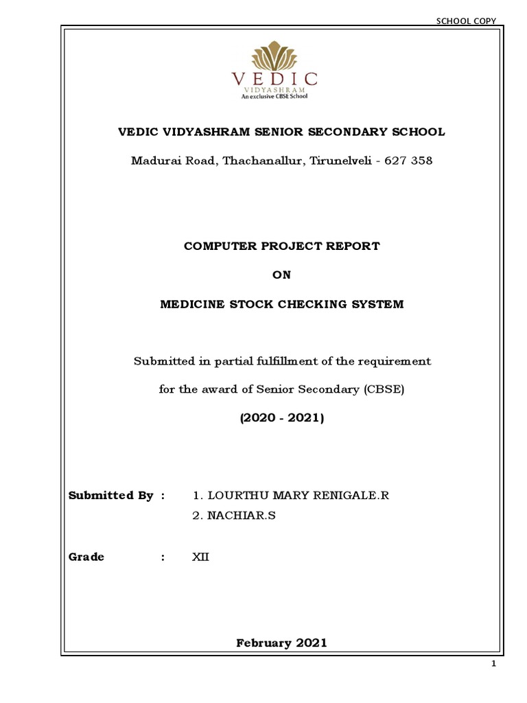 Cs Project Model Format Pdf Python Programming Language Scripting Language