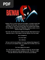 Batman's Resume | PDF | Batman | Dc Comics Characters