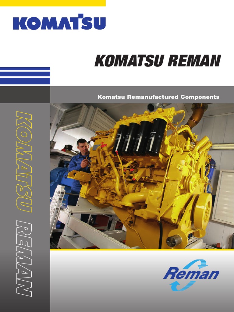 Komatsu Reman | PDF | Machines | Engines