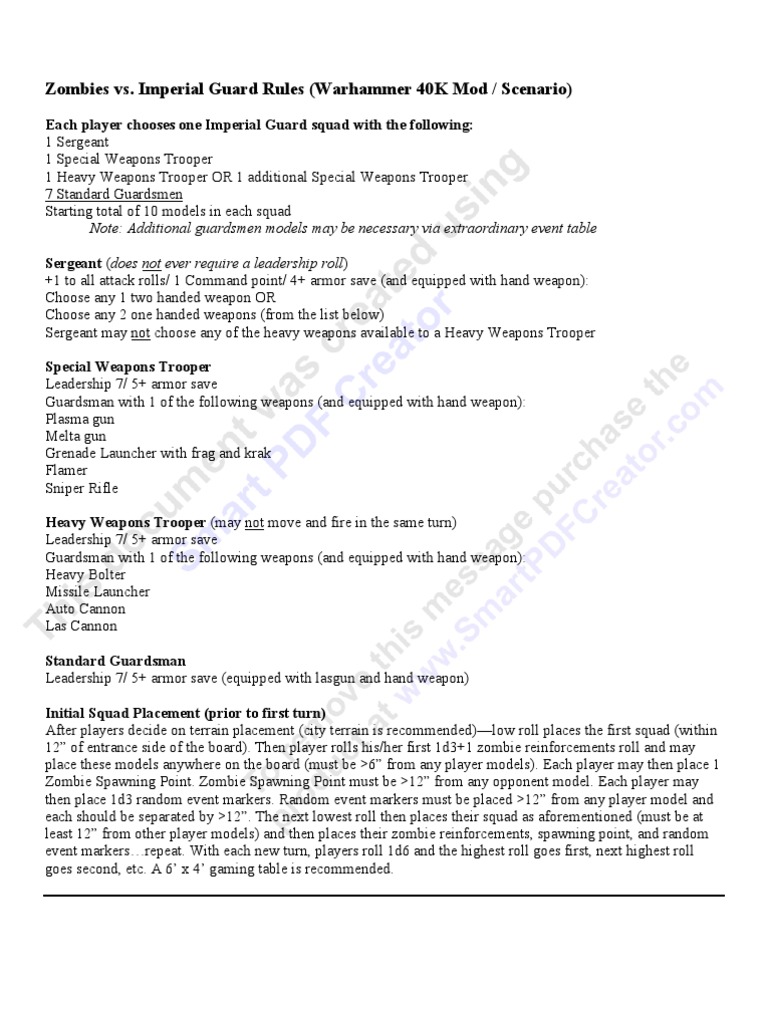 Warhammer 40K Imperial Guard Guide | PDF | Sniper | Military Science