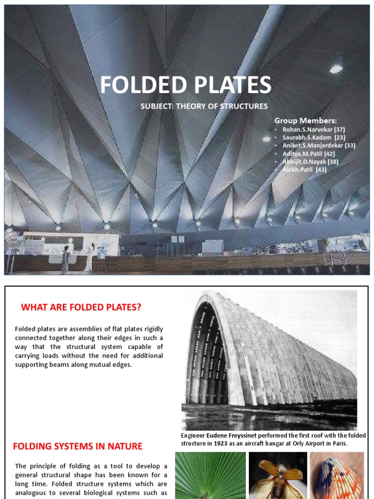 Analysis of Folded Plate Structures: Properties, Types, Applications ...