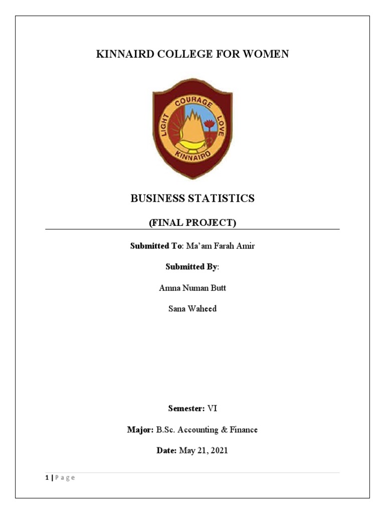 Business Statistics Final Project | PDF | Social Media | Popular ...