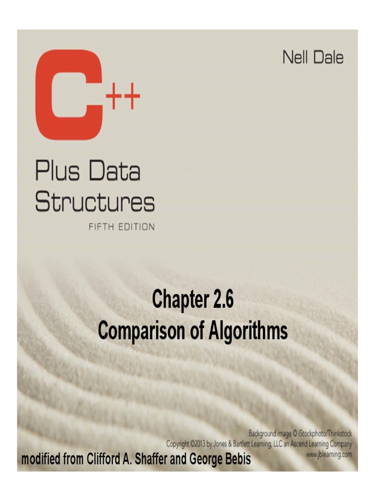 Comparison Of Algorithms Modified From Clifford A Shaffer And George