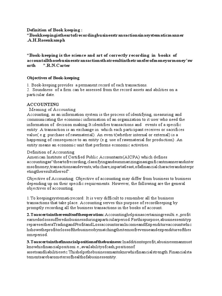 Accounting Notes Module - 1 | Download Free PDF | Debits And Credits ...