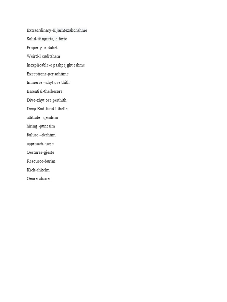 New Words 1 | PDF