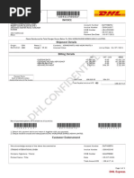 DHL Inbound Charges PDF | PDF | Invoice | Payments