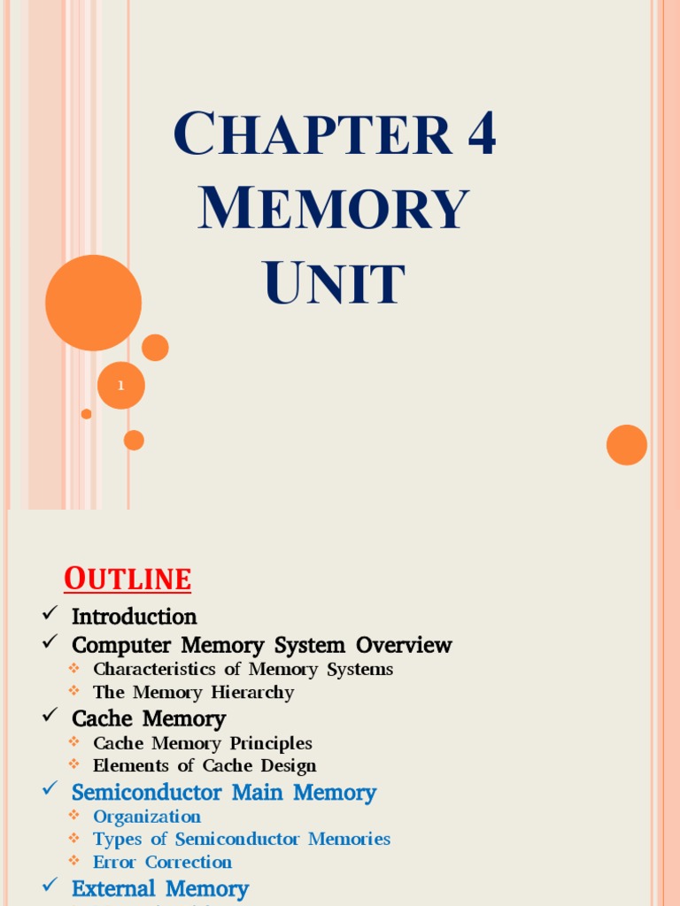 Computer Memory Systems Overview | PDF | Computer Data Storage | Random ...