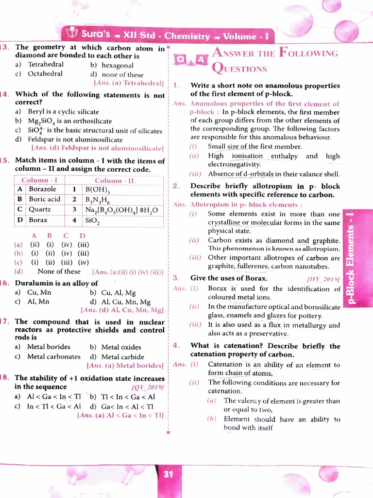 Chemistry Chapter 2 | PDF | Carbon | Chemical Bond