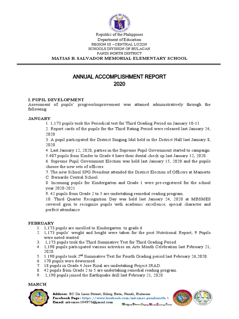 2020 Annual Report | PDF | Educational Technology | Teachers