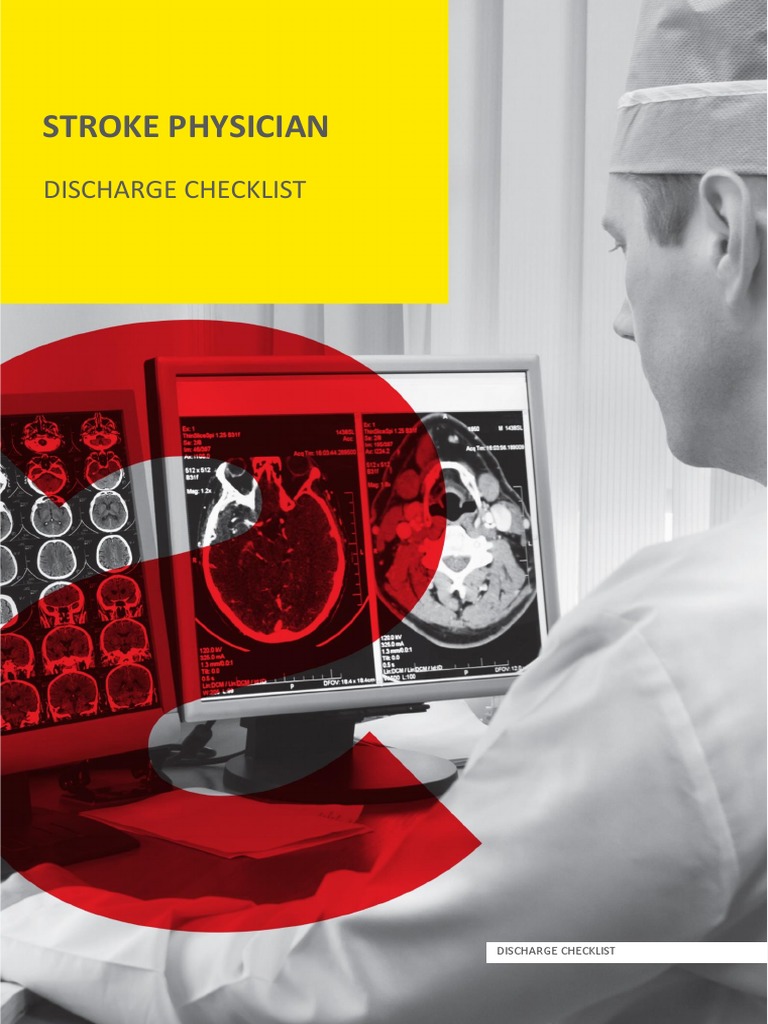 Stroke Physician: Discharge Checklist | PDF | Stroke | Physical Therapy