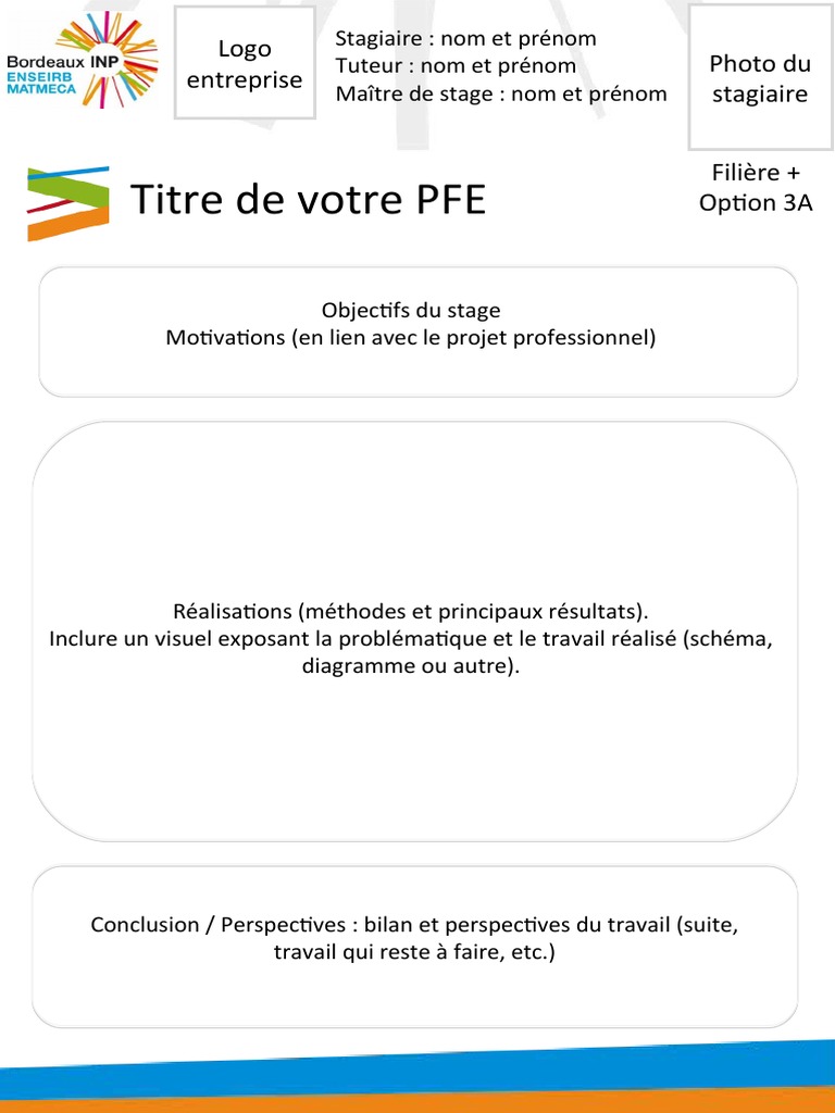 Modele Poster PFE | PDF | Évolution de carrière