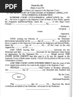 Original Side Vakalat | PDF