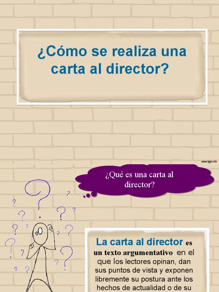 Guía para escribir cartas al director | PDF
