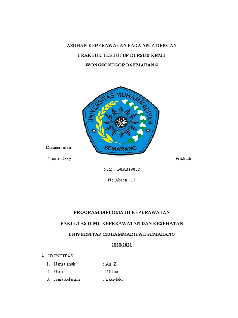 Asuhan Keperawatan Anak Fraktur | PDF Asuhan Keperawatan Anak Fraktur | PDF