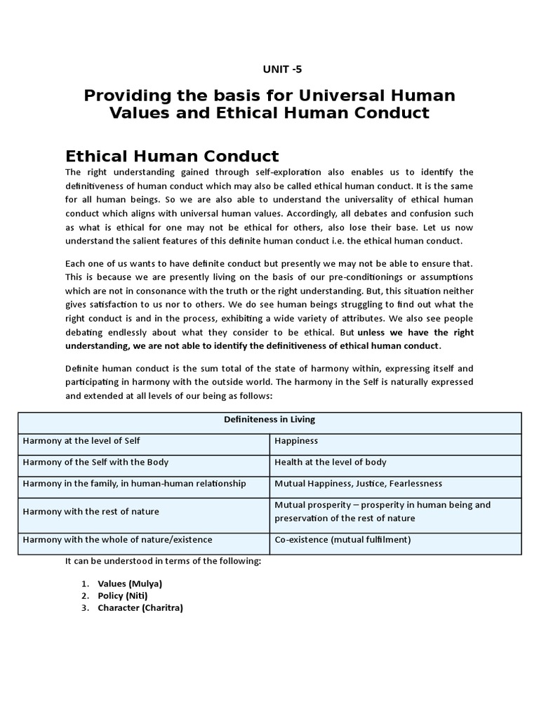 Unit 5 | PDF | Professional Ethics | Competence (Human Resources)