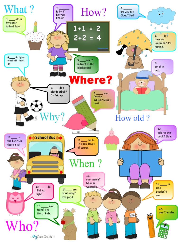Interactive Questions for Kids | PDF