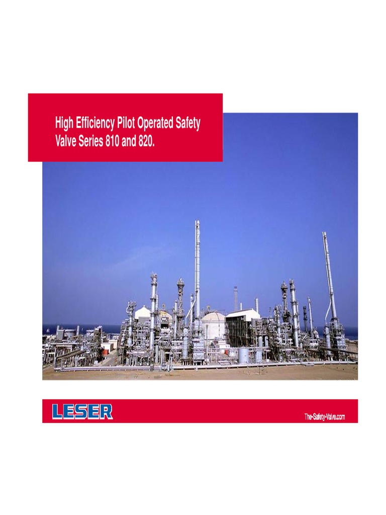 Leser - POSV | PDF | Valve | Mechanical Engineering