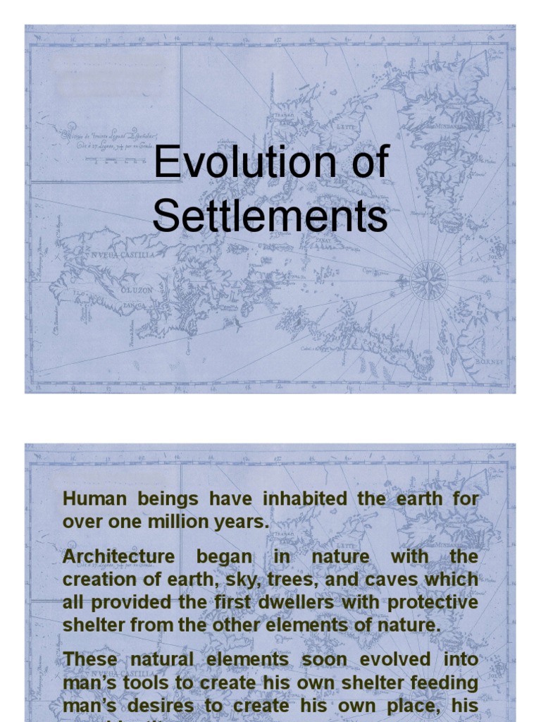 00 HistArch 4 - Evolution of Settlements | PDF | Nature