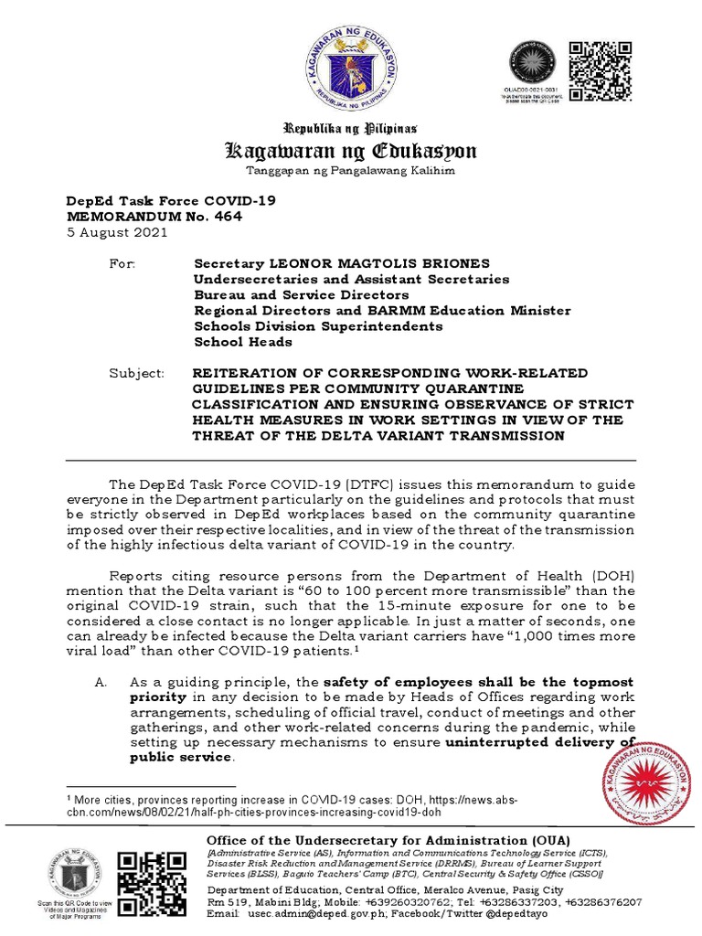 Guidelines for DepEd Work During COVID-19 | PDF | Mobile App | Google Play
