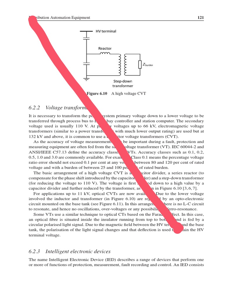 8 A.) - Various Types of IED S | PDF | Electrical Substation | Transformer