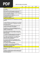 Suctioning Checklist | PDF | Breathing | Clinical Medicine