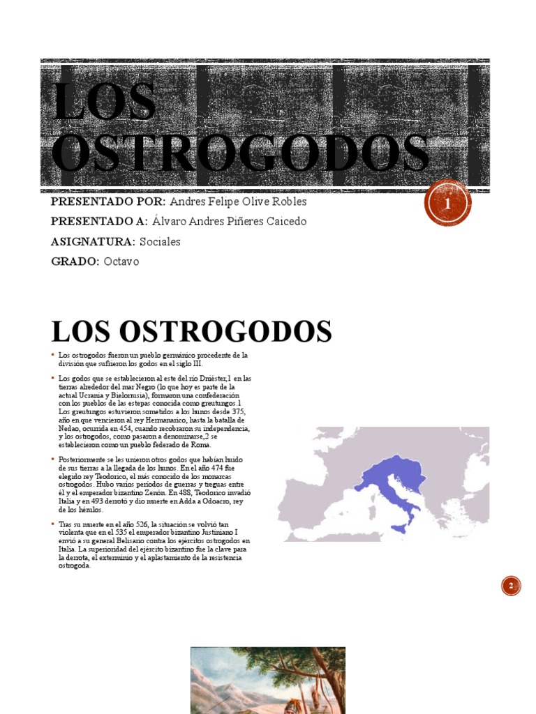 Los Ostrogodos | PDF | Europa | Antigüedad tardía