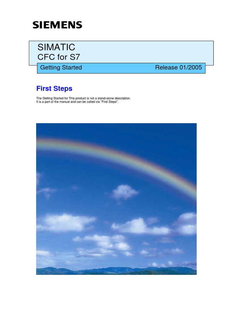 SIMATIC CFC For S7 Getting Started | PDF | Button (Computing) | Dialog Box