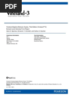 Vineland 3 - Assessment | PDF
